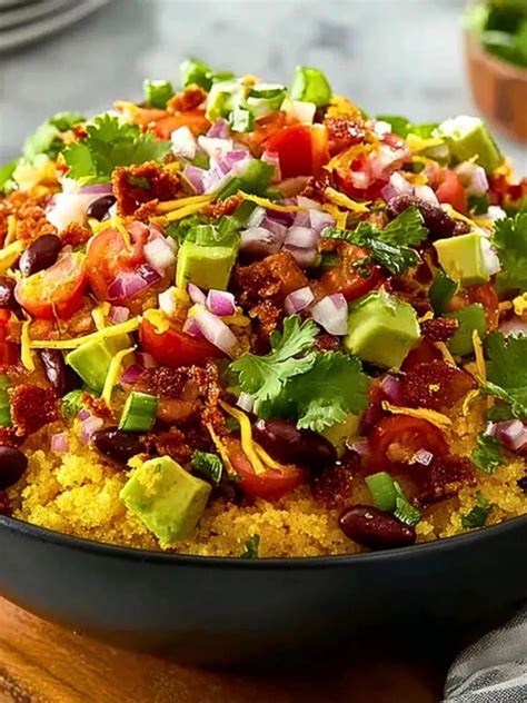 Chili Cornbread Salad