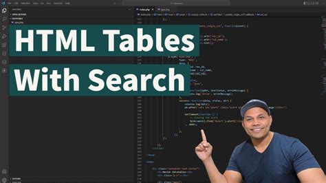 Under Seconds Create HTML Tables With Search Sort And More Options