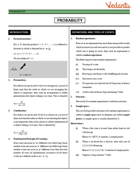 Probability Theory Pdf Probability Distribution Mathematical Concepts