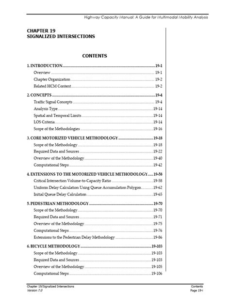 Chapter 19 Signalized Intersection Pages From Highway Capacity Manual 2022 Pdf