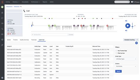 View An Interaction S Audit Trail Genesys Cloud Resource Center