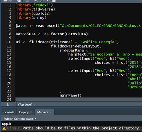 error with readxl package when trying to deploy app