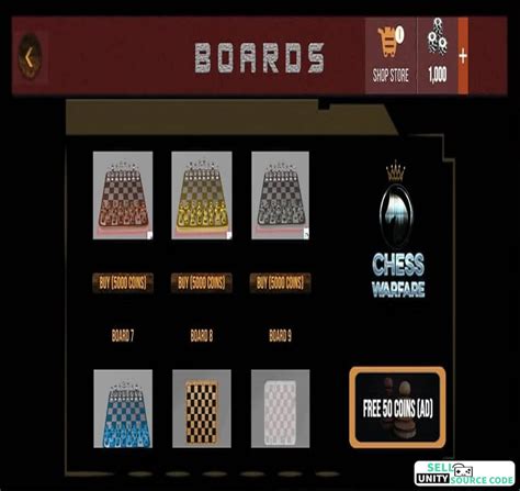 Chess Warfare Sell Unity Code