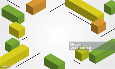 Isometric 기하학적 사각형 모양이 트렌디한 배경이 있는 추상 템플릿입니다 디지털 데이터 개념 전단지 및 포스터 기술 배경 디자인 벡터 디자인 0명에 대한 스톡 벡터