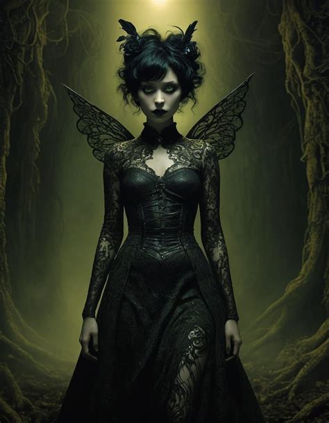 A Portrait Of The Most Beautiful Female Evil Tinkerbell Embodiment