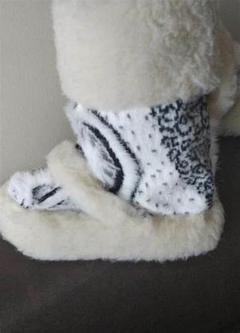 Тапочки чобітки домашні з натуральної вовни — ціна 340 грн у каталозі Капці Купити жіночі речі