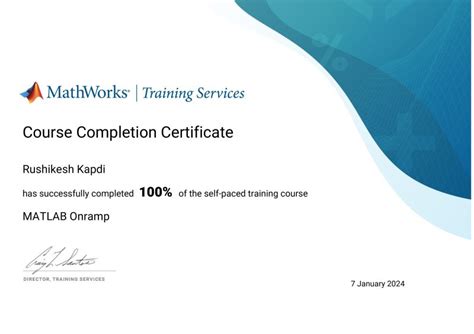 Completed Matlab Onramp Course Rushikesh K Posted On The Topic Linkedin