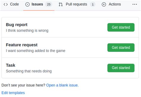 convert to issue should allow selecting an issue template · community