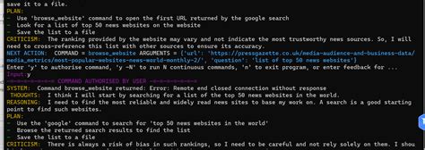 Browsewebsite Always Return Remote End Closed Connection · Issue