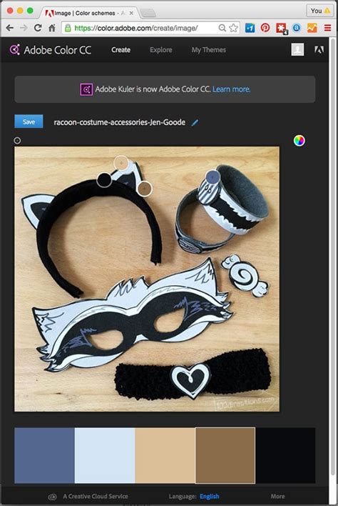 Create Color Palettes With Adobe Color App Aka Adobe Kuler 100 Directions