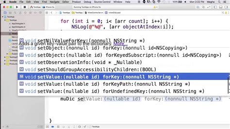 nsarray and nsdictionary youtube