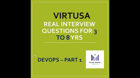 Devops Realtime Interview Questions Virtusa Part 1 Devops Youtube