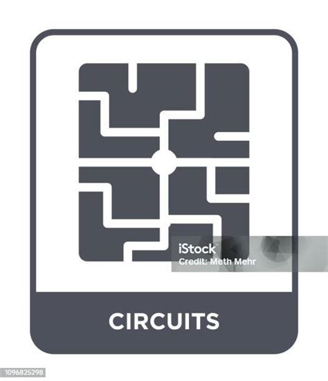 電路圖示向量在白色背景 電路時尚填充圖示從硬體集合向量圖形及更多商標圖片 商標 電路板 中央處理器 Istock