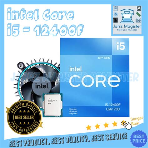 Processor Intel Core I5 12400f Socket 1700 Processor I5 Gen 12 Lga 1700 Lazada Indonesia