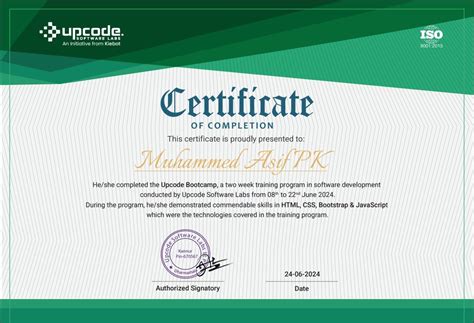 Thrilled To Have Completed A Two Week Software Development Training At