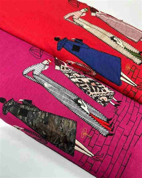 پارچه لنین تیکه دوزی پارچه داودی