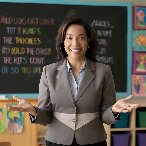 Back To School Teacher Premium Ai Generated Image