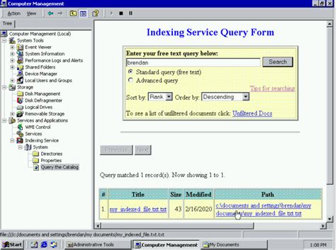 Windows Search Platform Windows Search Platform