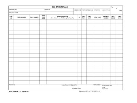 Af Form 715 Printable Form 2025 Af Form 715 Printable Form 2025