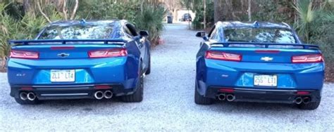 6g Camaro Exhaust Comparison Lt1 Ss Vs Lt4 Zl1