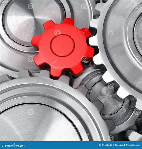 3d Rendering Gears Stock Illustration Illustration Of Gearwheels