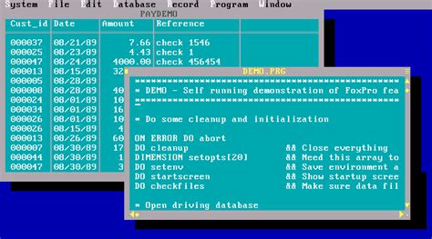 WinWorld FoxPro 1 0x