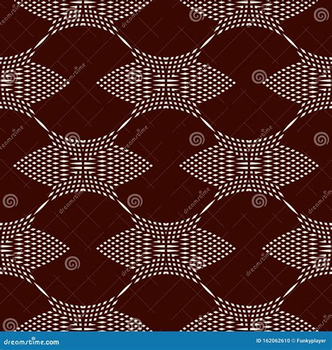 Repeated Hatched Overlapping Circles Seamless Pattern Openwork Surface Texture Round Links