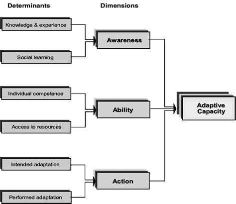 Determinants And Dimensions Of Adaptive Capacity Based On Download