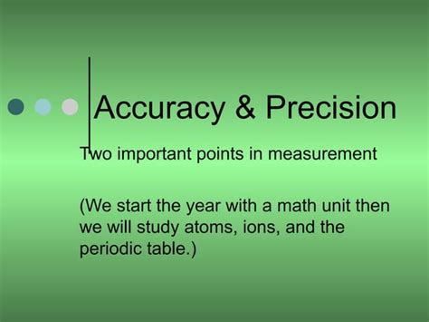 Ppt Accuracy Precisionsigfigs 2014 Fridays Notes Ppt
