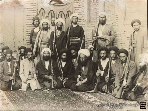 تصویر چند تن از روحانیان همدان در دوران مبارزات مشروطیت مؤسسه مطالعات