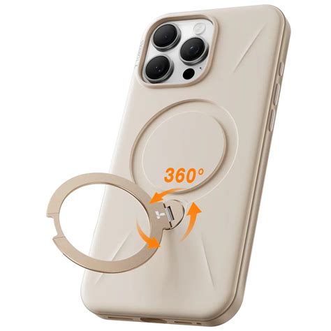 Torras Ostand Spin Fusion за Iphone 16 Pro Max Desert Gold Icorner