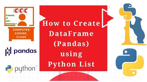 How To Create Python DataFrame Using List How To Convert Python List Into DataFrame Python