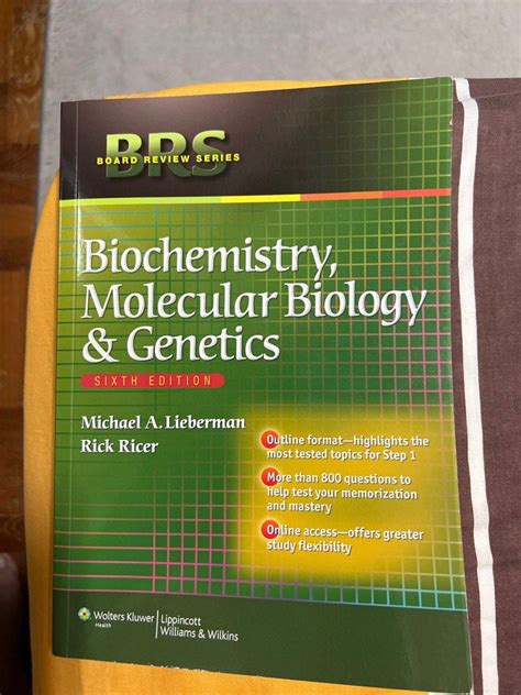Biochemistry Molecular Biology And Genetics Sixth Edition Hobbies