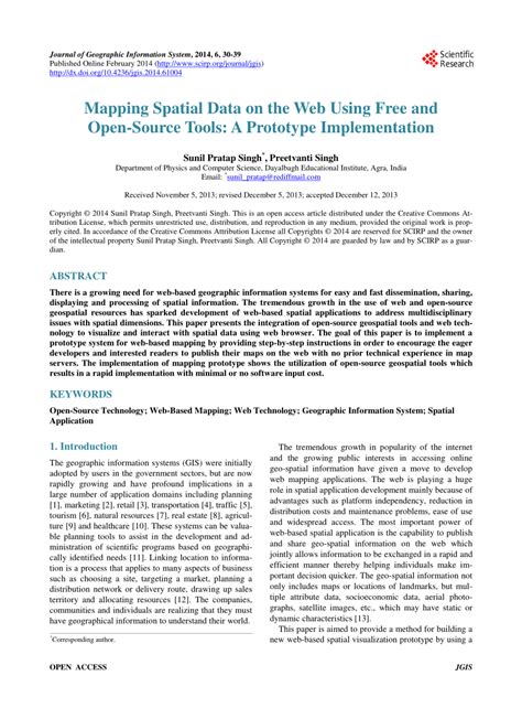 Pdf Mapping Spatial Data On The Web Using Free And Open Source Tools A Prototype Implementation