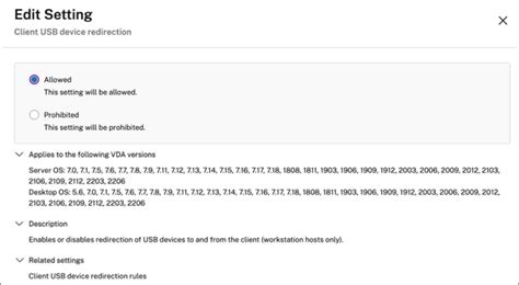 Usb Redirection Citrix Virtual Delivery Agent For Macos