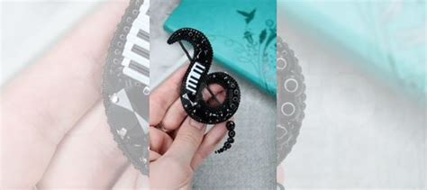 Скрипичный ключ брошь купить в Калининграде Хобби и отдых Авито