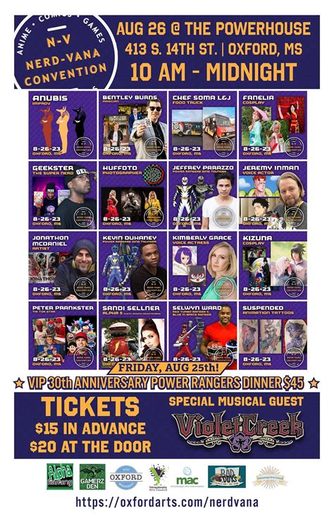 Nerd Vana Convention Kicks Off Aug 25 With 30th Anniversary Power Ranger Dinner Event The