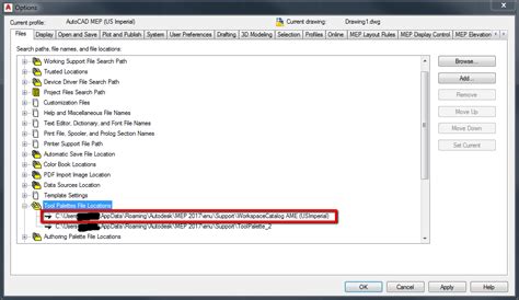 the tool cannot be found in the current workspace when selecting a