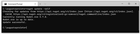 Nugetexe Update Self Cant Update Itself To Nuget V580 · Issue