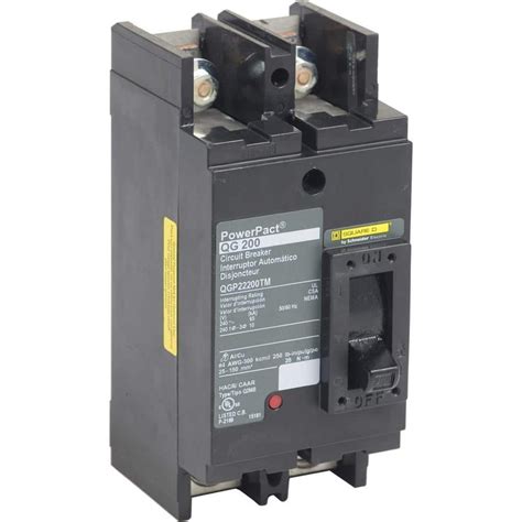 Square D Powerpact 200 Amp 65ka 2 Pole Q Frame Molded Case Circuit