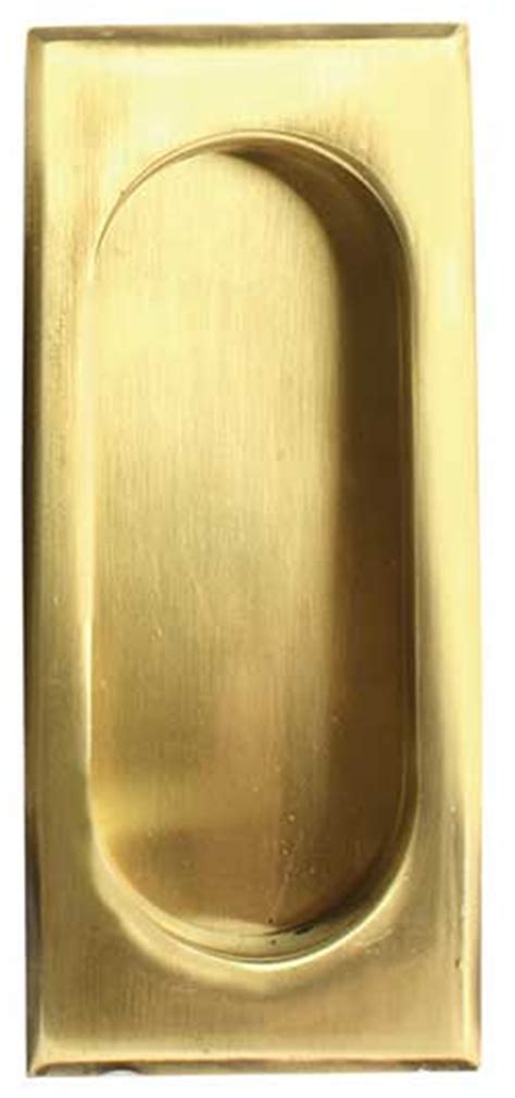 Emtek Rectangular Flush Pull Shop Pocket Door Hardware At Homestead