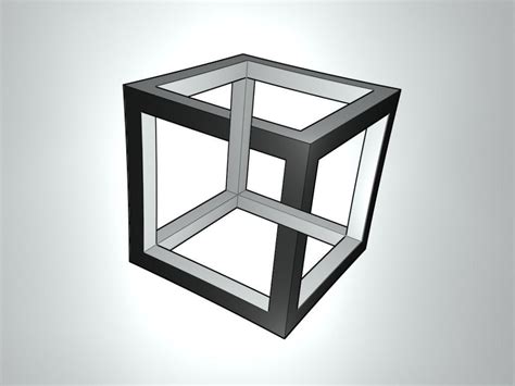 Classic Impossible Cube By Walog On Deviantart