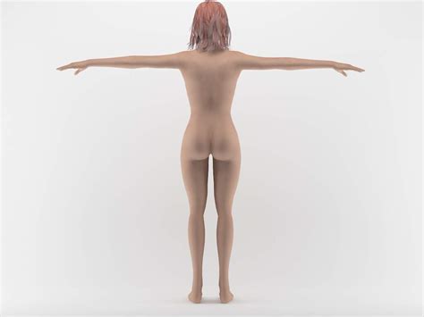 Naked Girl Animations Pack D Model By Noker
