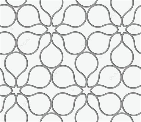 Perforated Flower Contour Vector Geometry Tiling Vector Vector Geometry Tiling Png And Vector