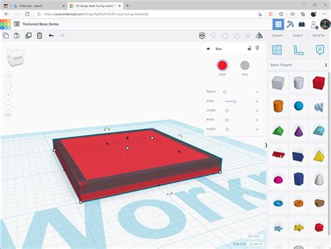 3d Textured Bases Using Tinkercad Wolfkeepers Den