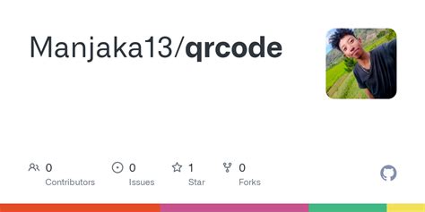 Github Manjaka13qrcode