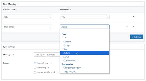 Air Wp Sync Documentation Airtable To Wordpress