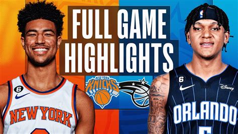 Game Recap Magic 111 Knicks 106 Youtube