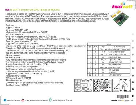 USB To UART MCP SMD Electronics Lab Com