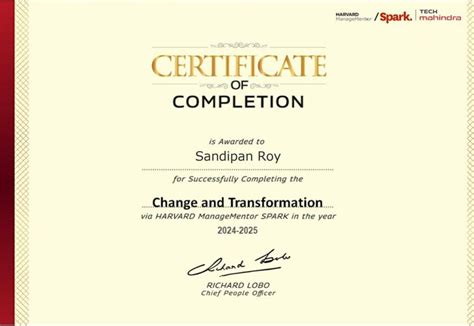 Sandipan Roy On Linkedin Thanks Tech Mahindra For Providing These Opportunities To Enhance Our
